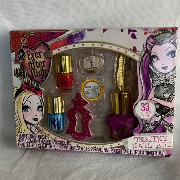 Mattel | Accessories | Ever After High Destiny Nail Art Kit New | Poshmark